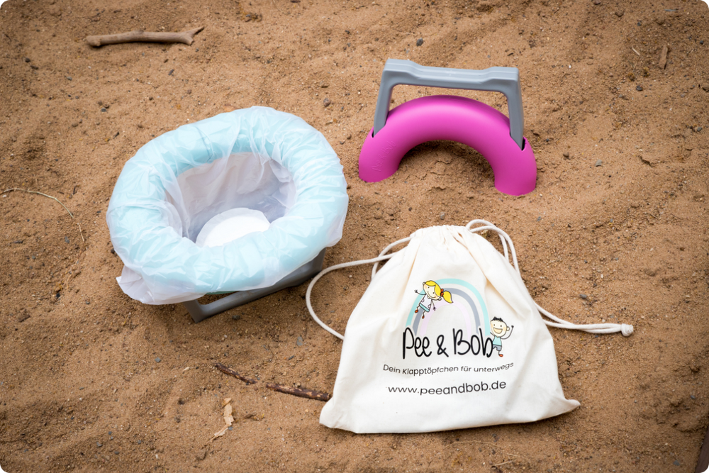 Pee & Bob Starter Set - Dein Klapptöpfchen für unterwegs 💩